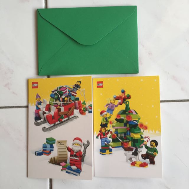 Lego Christmas Card, Hobbies & Toys, Stationery & Craft, Occasions ...
