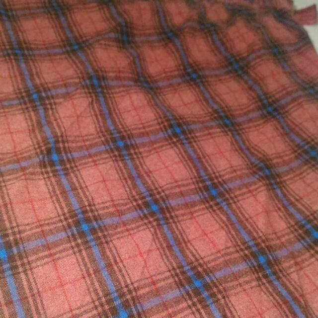 Red Checkerds Long Palda, Women's Fashion, Dresses & Sets, Traditional ...