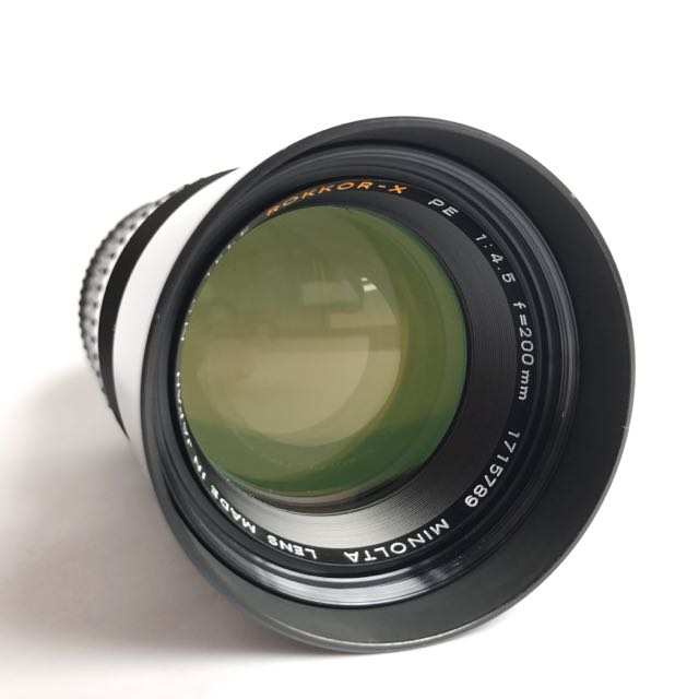 Minolta MC Tele Rokkor-X 200mm f/4.5 Lens, Photography, Cameras on ...