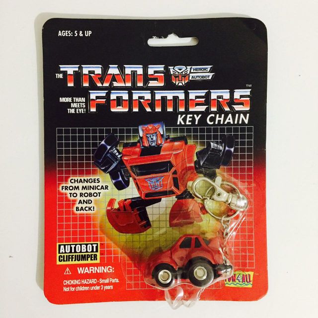 VINTAGE 2001 TRANSFORMERS G1 AUTOBOT CLIFFJUMPER KEYCHAIN - RARE ...
