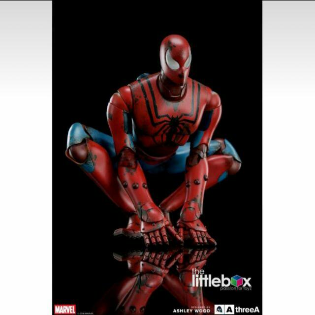 [stock] 3a Threea Marvel Peter Parker   Spider-man Classic Red And Blue 