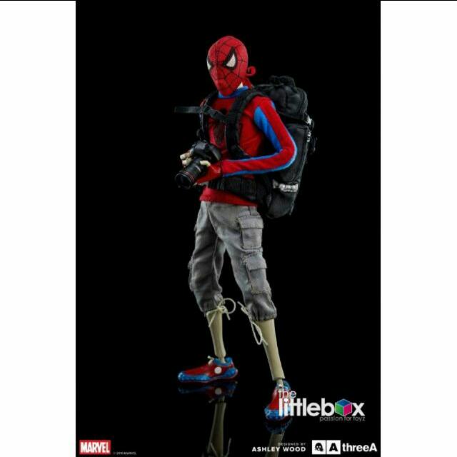 [stock] 3a Threea Marvel Peter Parker   Spider-man Classic Red And Blue 