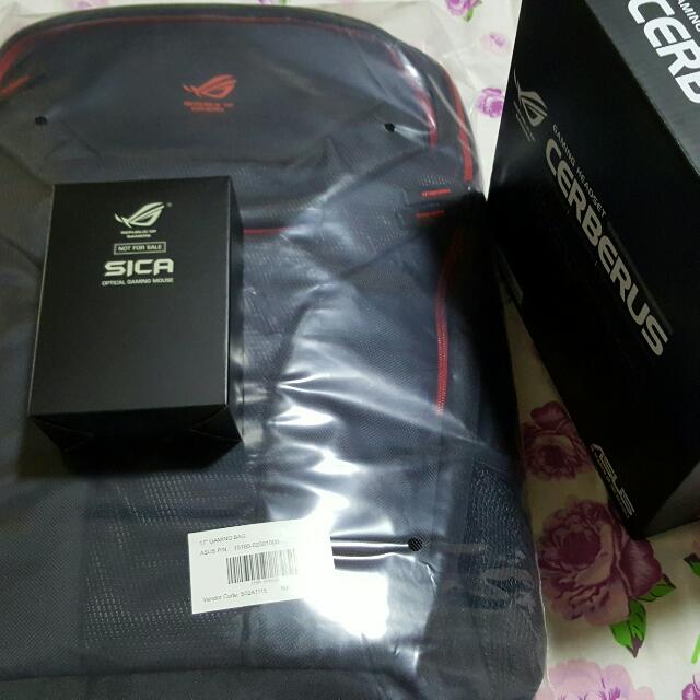 ASUS Republic of Gamers BUNDLE - Cerberus Headset + SICA mouse + ASUS ...