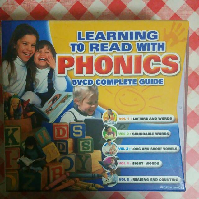LEARNING TO READ WITH PHONICS (5 VCD COMPLETE GUIDE), Babies & Kids ...