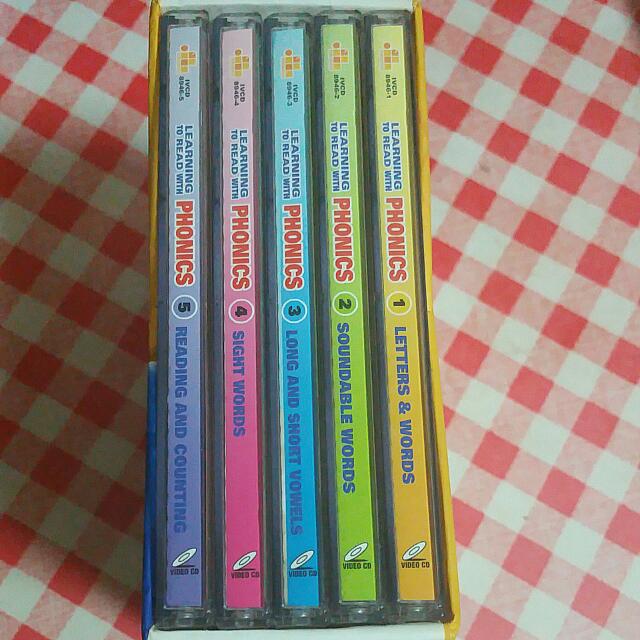 LEARNING TO READ WITH PHONICS (5 VCD COMPLETE GUIDE), Babies & Kids ...