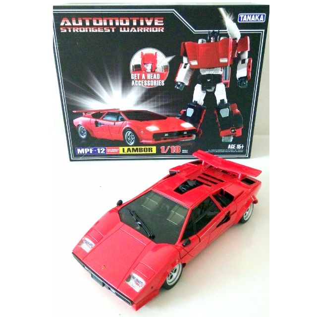 Tanaka MPF-12 KO Oversize Transformers Masterpiece MP-12 Lambor ...