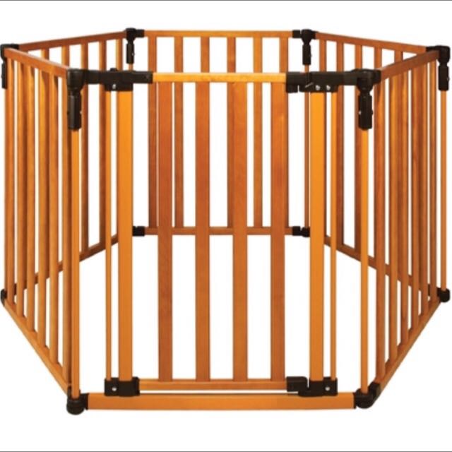 Adjustable Wooden Play Pen (12 Panels), Babies & Kids, Babies & Kids ...