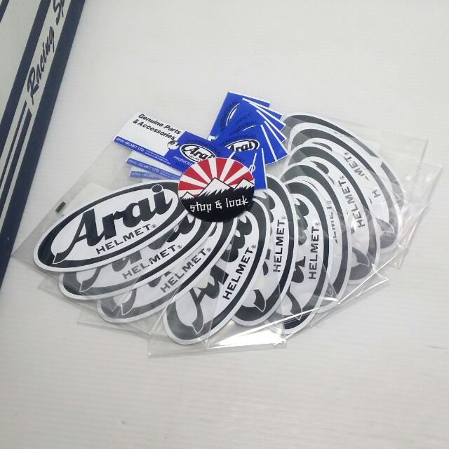 Arai Sticker, Motorcycles, Motorcycle Apparel on Carousell