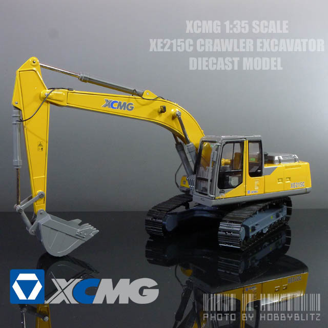 Brand new Large scale 1:35 XCMG XE215C Crawler Excavator Diecast construction model, Everything ...