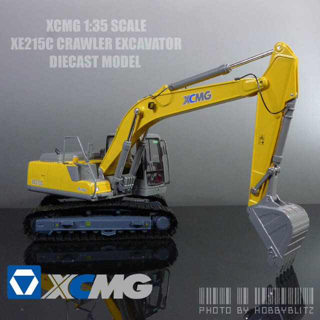 Brand new Large scale 1:35 XCMG XE215C Crawler Excavator Diecast construction model, Everything ...