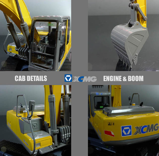 Brand new Large scale 1:35 XCMG XE215C Crawler Excavator Diecast construction model, Everything ...