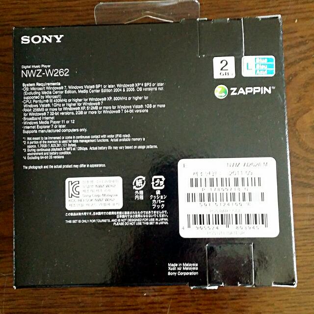 Brand NEW Sony Wireless Water Resistant MP3 Walkman, Audio, Portable ...
