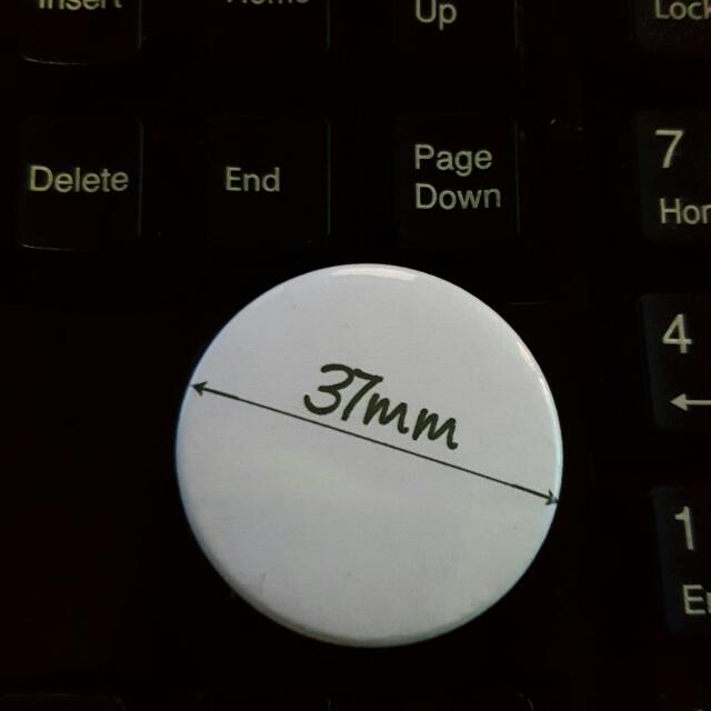 Custom 37mm Badge, Hobbies & Toys, Stationery & Craft, Craft Supplies ...