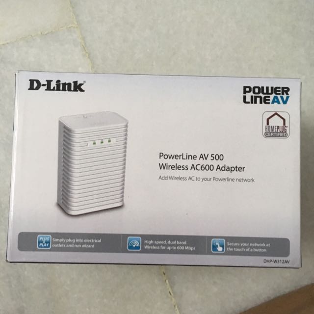 D-link Powerline Av500 Wireless Ac600 Adapter, Computers & Tech, Parts ...