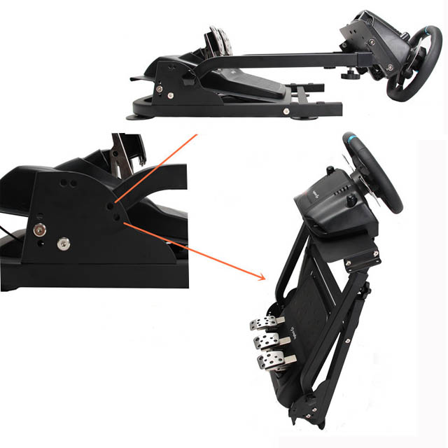 Foldable Universal Racing Wheel Stand Mount STEERING WHEEL NOT INCLUDED ...