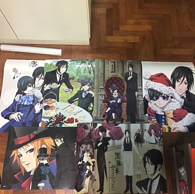 Kuroshitsuji Posters, Hobbies & Toys, Memorabilia & Collectibles, Fan ...