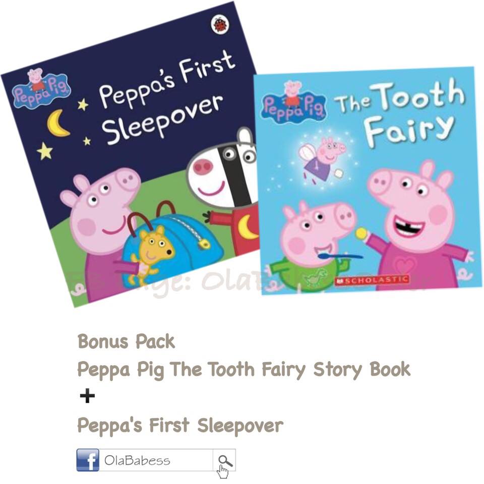 Peppa's First Sleepover+ Peppa Pig The Tooth Fairy BONUS pack $$$110 ...
