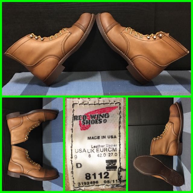 Red Wing Iron Ranger 8112 Oro-iginal, Men's Fashion, Footwear, Boots on ...