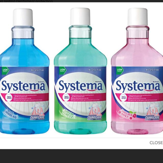 Systema Gum Care Mouthwash, Beauty & Personal Care, Bath & Body, Body ...