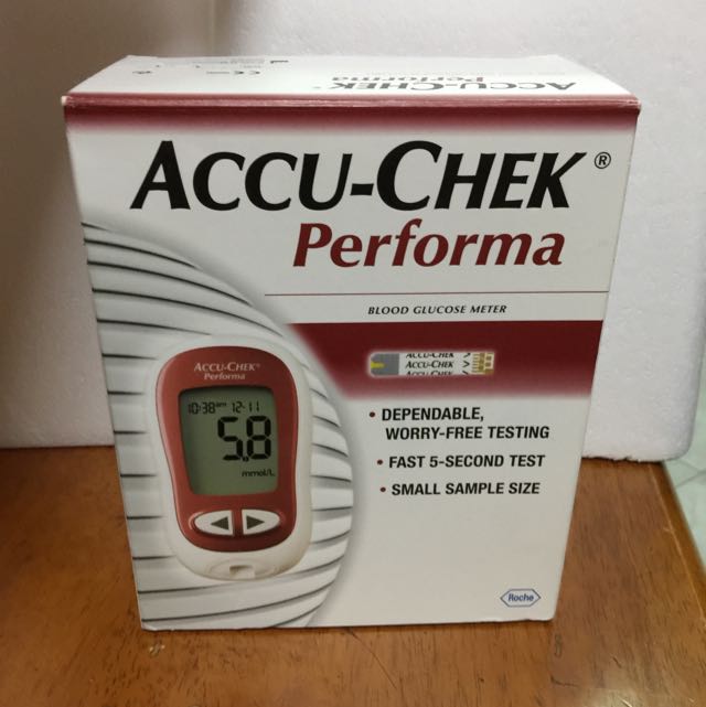 ACCU-CHEK Performa Blood Glucose Meter, Health & Nutrition, Health ...