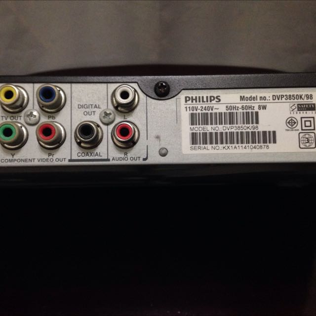 Philips DVD PLAYER DVP3850K/98 & SONICGEAR 2.0 XANADU X2, TV & Home ...