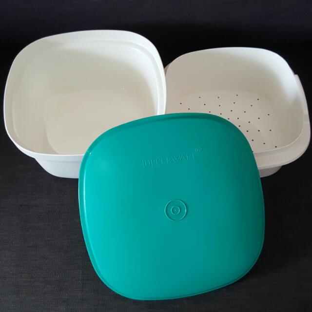 Tupperware Container With Strainer, TV & Home Appliances, Kitchen ...