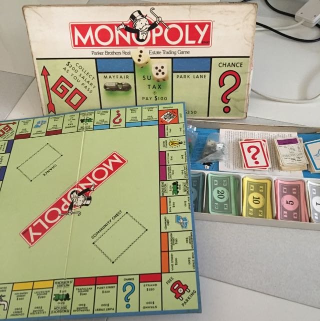 Monopoly Original Board game, Hobbies & Toys, Toys & Games on Carousell