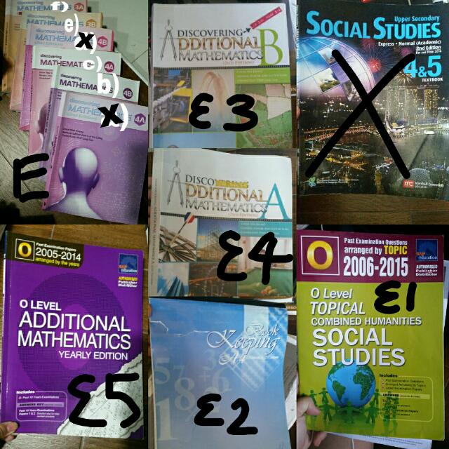 O LEVELS TEXTBOOKS, Hobbies & Toys, Books & Magazines, Textbooks on ...