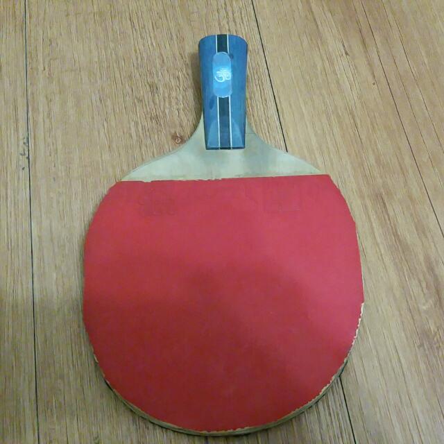 Old Table Tennis Racket With Rubber (Penhold), Sports Equipment, Sports ...