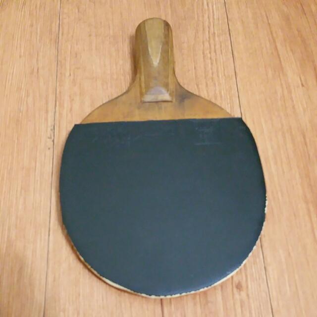 Old Table Tennis Racket With Rubber (Penhold), Sports Equipment, Sports ...