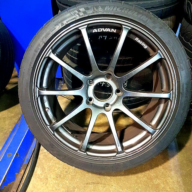 Advan RS 18" Rims (Original), Car Accessories on Carousell