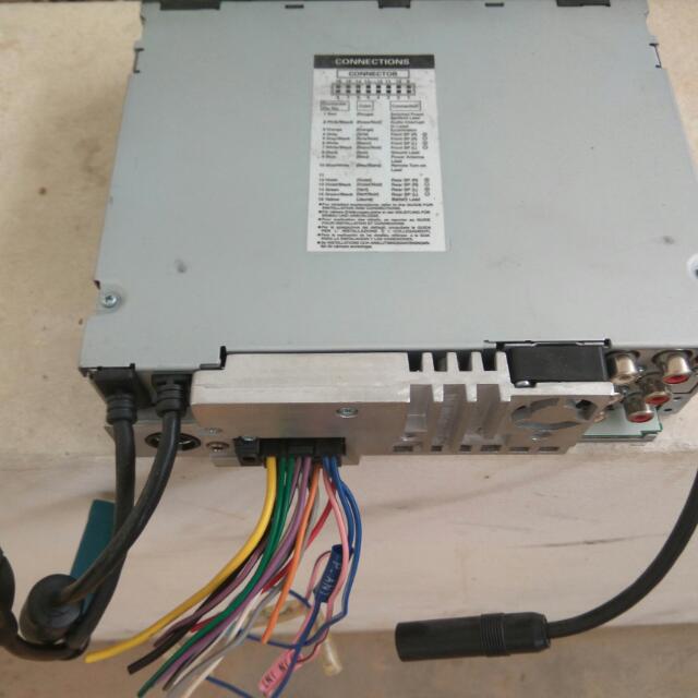 Alpine Single Din Head Unit CDA-9886, Car Accessories on Carousell