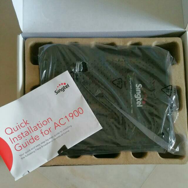 Brand New Arcadyan SingTel WiFi Wireless Gigabit Fast Fibre Broadband ...