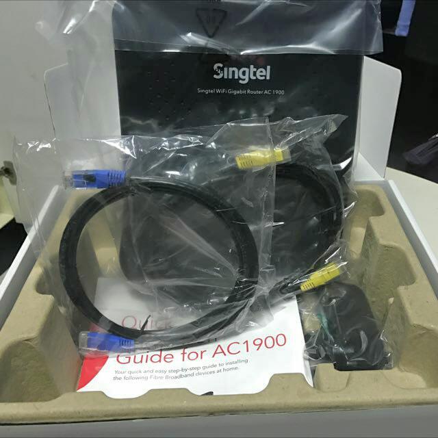 Brand New Arcadyan SingTel WiFi Wireless Gigabit Fast Fibre Broadband ...