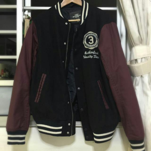 H&M Varsity Jacket, Men's Fashion, Tops & Sets, Hoodies on Carousell