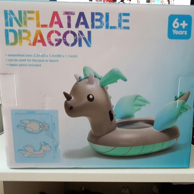 Inflatable Dragon Float, Babies & Kids, Infant Playtime on Carousell