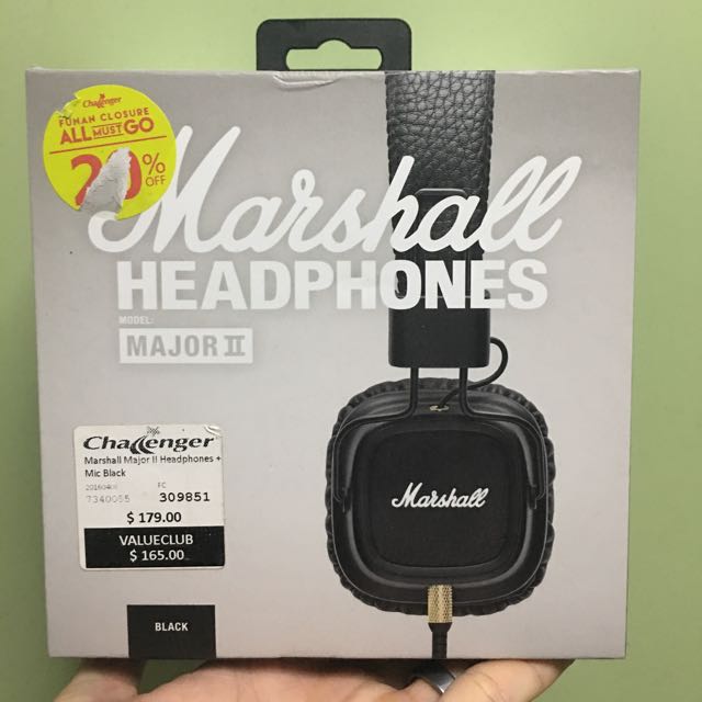Marshall Headphones - Major II, Audio, Headphones & Headsets on Carousell