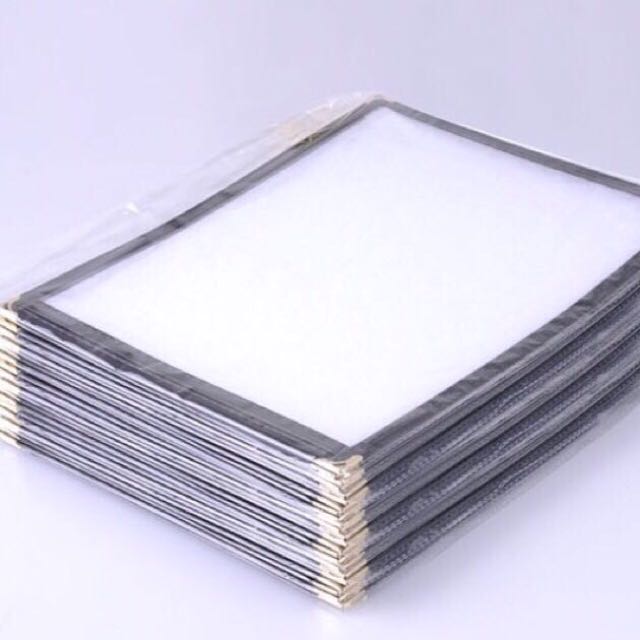 A4 Menu Clear Folder, Bulletin Board, Looking For on Carousell