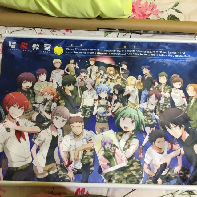 Assassination Classroom Scroll Poster Hobbies And Toys Memorabilia