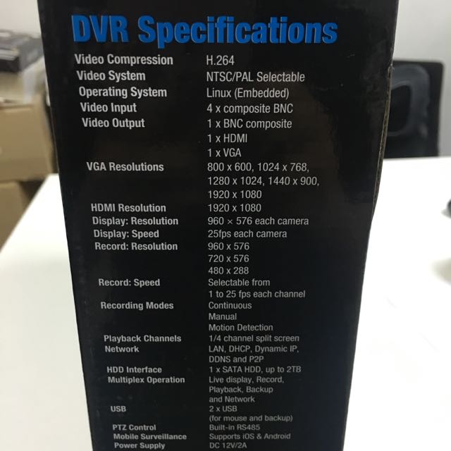 Cocoon - 4 Camera Home Security System With DVR From Australia ...