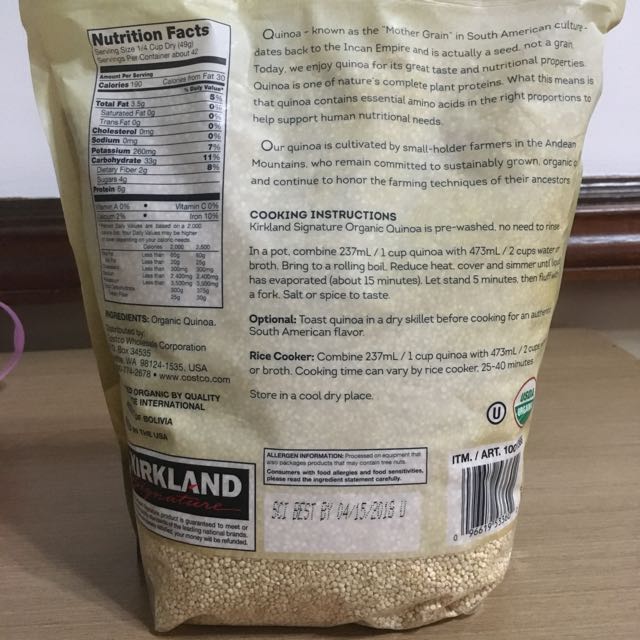 Organic Quinoa Rice, Health & Nutrition, Health Supplements, Health ...