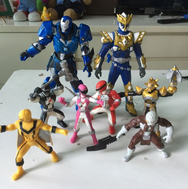 Power Rangers , Iron Man Etc, Toys & Games, Bricks & Figurines on Carousell