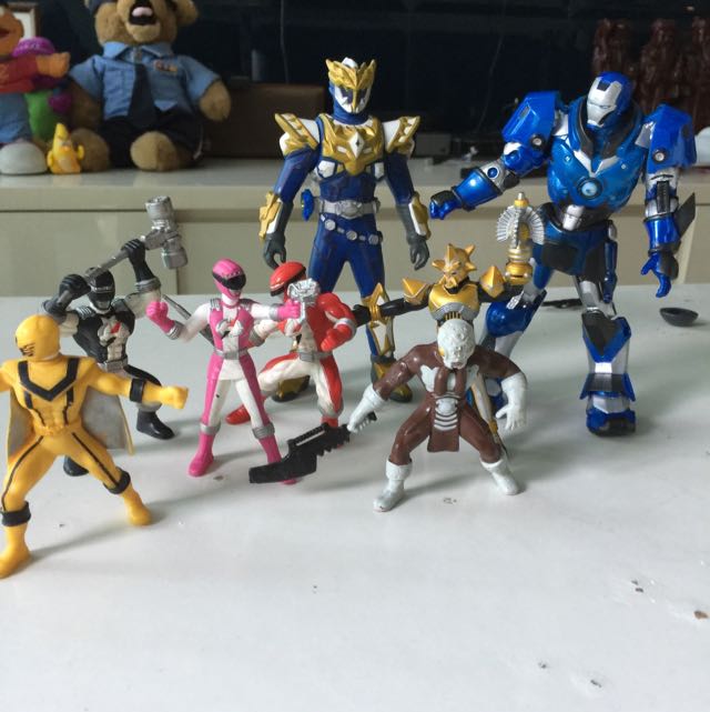 Power Rangers , Iron Man Etc, Toys & Games, Bricks & Figurines on Carousell
