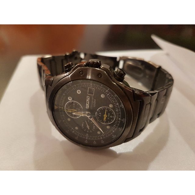 Seiko 7T62-0ET0 Criteria Quartz Chronograph Watch, Men's Fashion ...