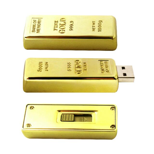 USB Flash Drive - Metal - GOLD BAR 32G, Computers & Tech, Parts ...