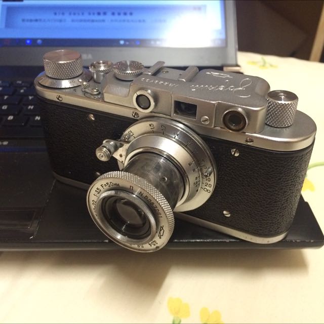 俄羅斯 ZORKI 1 加 industar-22 50mm f3.5 紅N, 攝影器材, 鏡頭及裝備 - Carousell