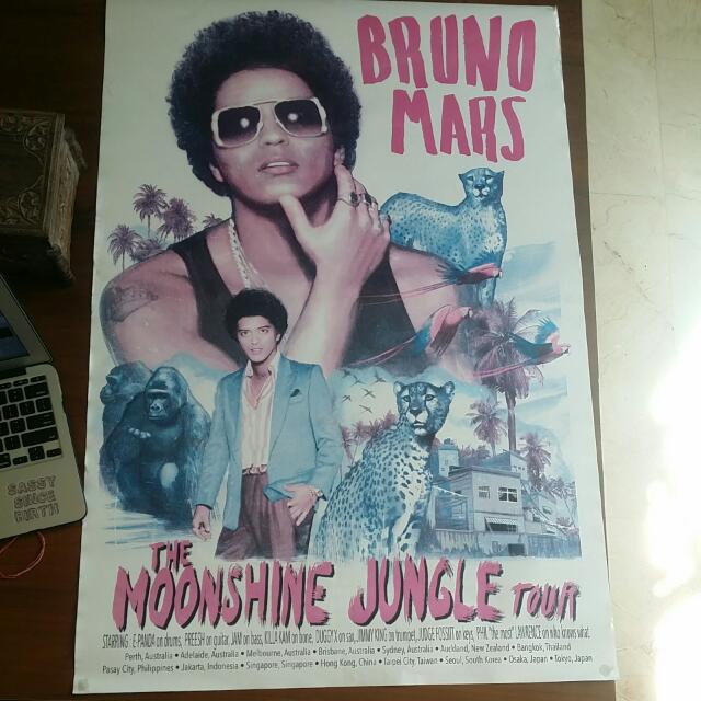 Bruno Mars Poster, Furniture & Home Living, Home Decor, Frames ...