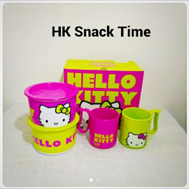LAST SET! Tupperware Hello Kitty Snacktime, TV & Home Appliances, Kitchen Appliances, Other ...