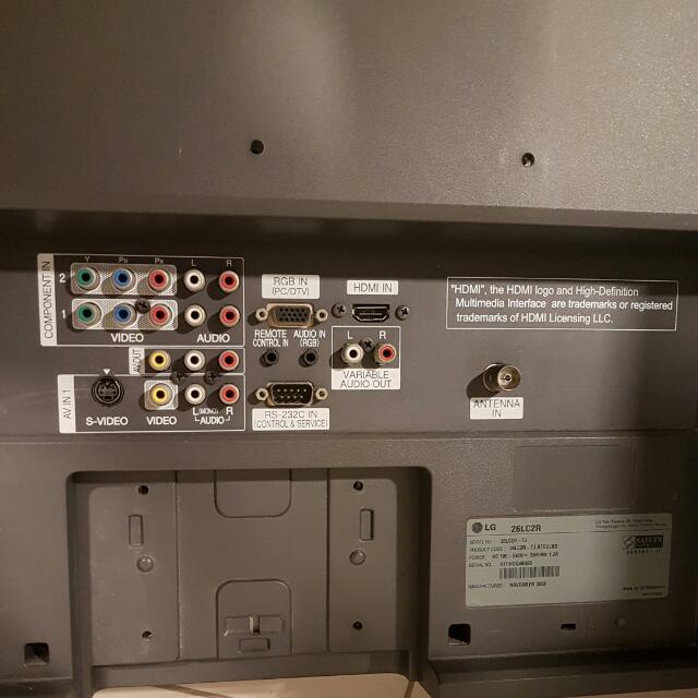 LG 26 INCH LCD TV, TV & Home Appliances, TV & Entertainment, TV on ...