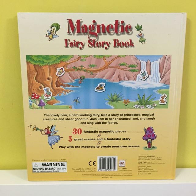 Magnetic Fairy Story Book includes 25 Magnets, Hobbies & Toys, Books ...
